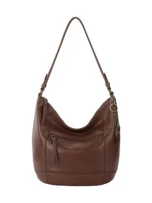 THE SAK Sequoia Leather Hobo Bag Whiskey