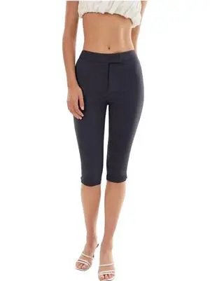 LAMARQUE Stretch Twill Capri - Heather Navy