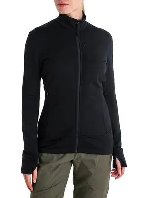 Icebreaker Merino 260 Quantum Zip Jacket - Black