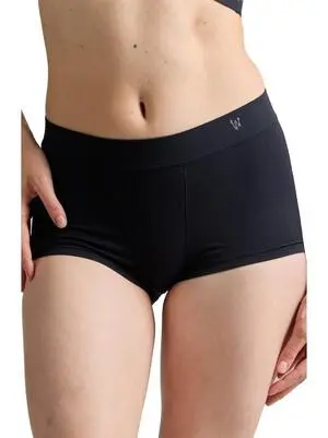 WOXER Luxe Bold Stretch Modal Boyshorts - Black