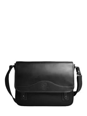 Ghurka Chelsea No. 306 Messenger Bag - Black Nylon & Leather