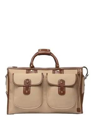 Ghurka Express No. 2 Travel Bag Khaki Twill / Vintage Chestnut