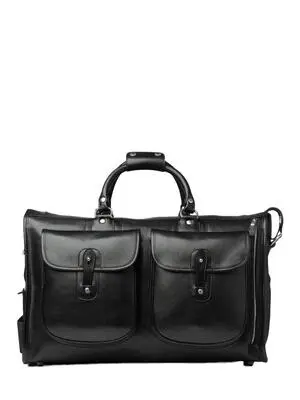 Ghurka Express No. 2 Travel Bag Vintage Black Leather