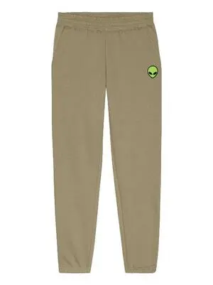 DALIX Alien Heavyweight Fleece Sweatpant - Beige