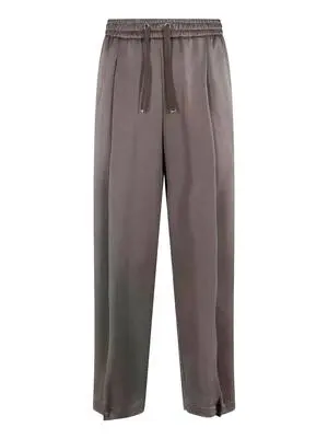 Herno Pleated Drawstring Pants - Brown
