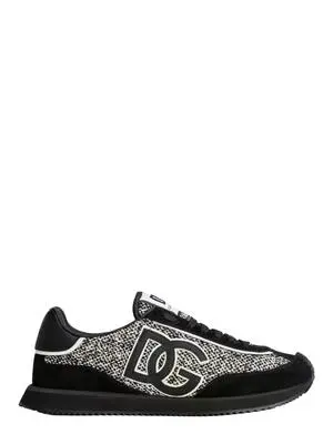 Dolce & Gabbana Panelled Sneakers - Black