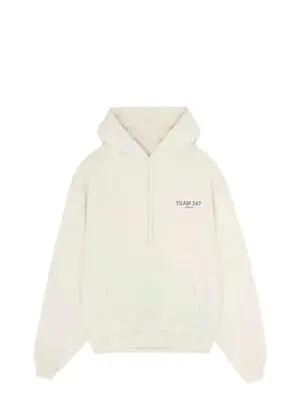 REPRESENT 247 Logo-print Hoodie - Neutrals
