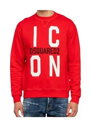 Dsquared2 Block Icon Logo Sweatshirt - Red