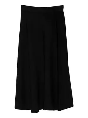Max Mara Lazio Knitted Midi Skirt - Black
