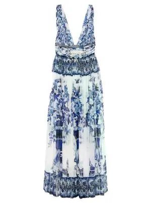 Dolce & Gabbana Floral-print Dress - Blue