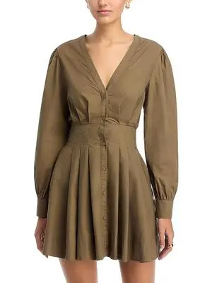 Ramy Brook Julianna Shirt Dress - Olive Green
