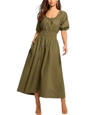Ramy Brook Laura Dress - Olive Green