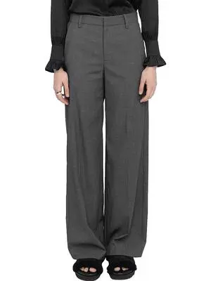 Zadig&Voltaire Panol Tailleur Chine Pants - Gris Chine