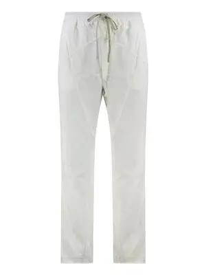 Rick Owens Cotton Straight-leg Trousers - White