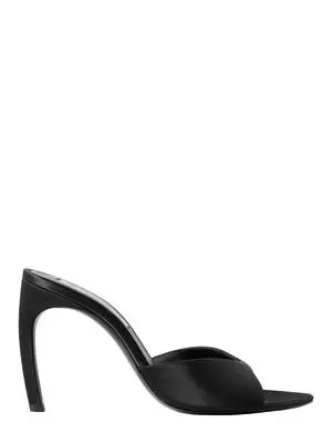 Victoria Beckham Harlow 100 Satin Mules - Black