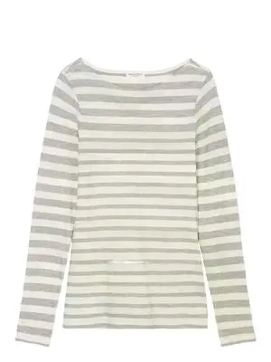 Marc O'polo Striped Long-sleeve T-shirt - Grey