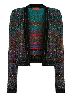 Missoni Sequin-Embellished Cardigan Black