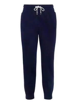 Brunello Cucinelli Cashmere Track Pants - Blue