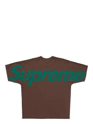 Supreme Intarsia Short Sleeve Top (ss25) Brown
