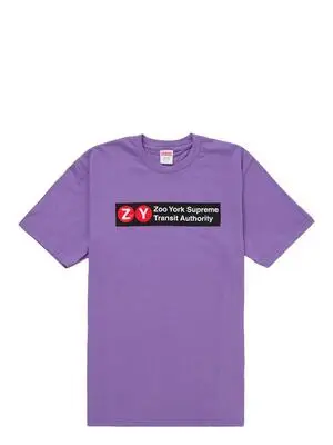 Supreme Zoo York Transit Tee Shirt - Purple