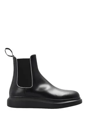 Alexander McQueen Chelsea Boot - Black/silver