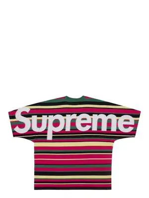 Supreme Intarsia Short Sleeve Top - Stripe