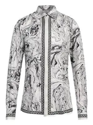 Dolce & Gabbana Martini Shirt Light Size Silk - Grey