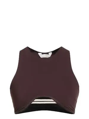 Palm Angels Top Size Polyamide, Elastane - Dark Brown