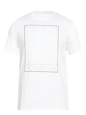 Armani Exchange T-shirt Sky Size Cotton - Off White