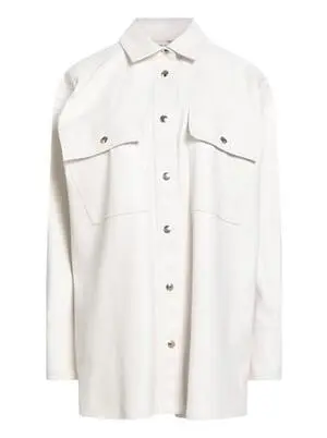SEMICOUTURE Coated Fabric Shirt - White