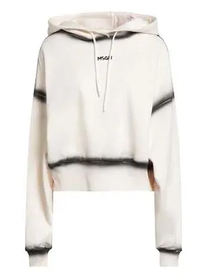 MSGM Light Cotton Sweatshirt - White