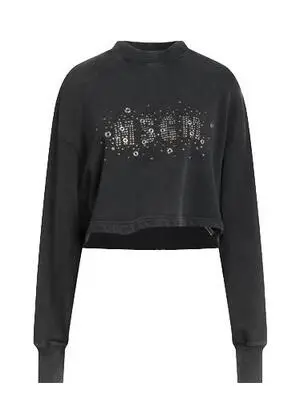 MSGM Cotton French Terry Sweatshirt - Grey