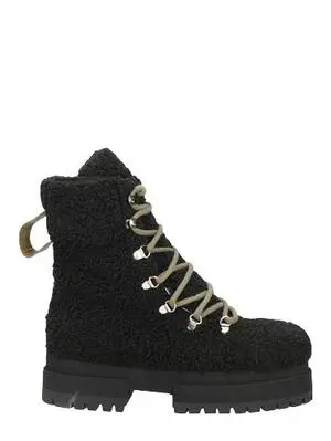 MARIA LUCA Ankle Combat Boots - Black