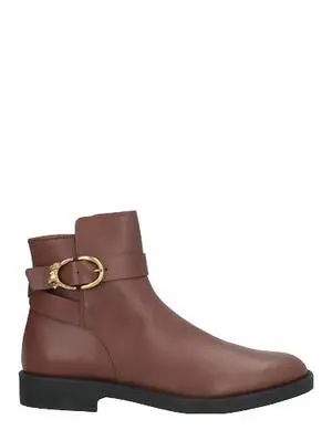 TOD'S Leather Ankle Boots - Brown