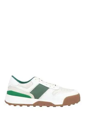 TOD'S Leather Low-top Sneakers - White