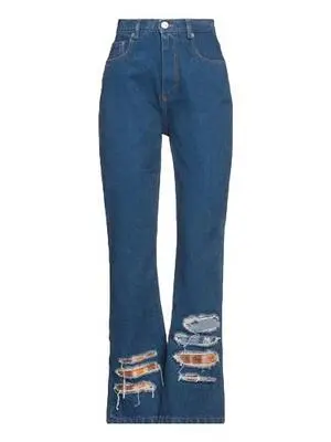 Marni Boot-cut Jeans With Appliqués - Blue