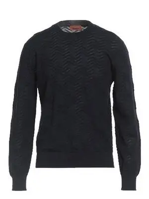 Missoni Sweater In Wool And Viscose - Midnight Blue