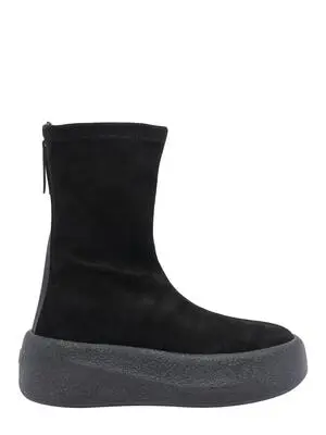 VIC MATIE Platform Booties - Black