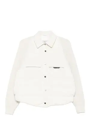 Brunello Cucinelli Brunello Cucinelli Collared Jacket White
