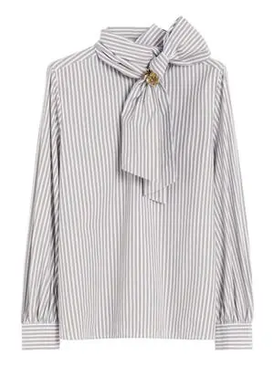 MAX MARA Striped Shirt With Tie Detail