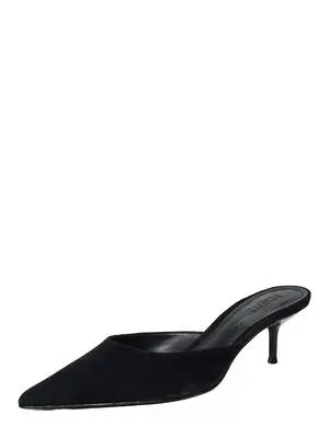 Schutz Julie Kitten Heel Mules - Black