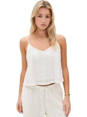 Z Supply Eyelet Tank - White