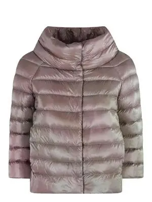 Herno Quilted High-neck Jacket - Pink
