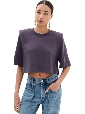 Isabel Marant Zaely Top - Darkplum