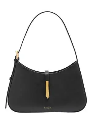 DEMELLIER The Tokyo Leather Shoulder Bag - Black
