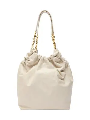 DEMELLIER Miami Leather Tote - Nude 5