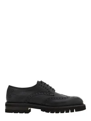 FERRAGAMO Derby Brogue Black