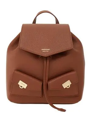 FERRAGAMO Mini Backpack - Brown