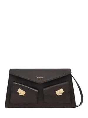 FERRAGAMO Multipocket Mini Bag - Brown