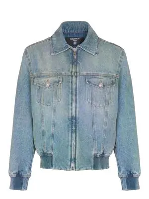 Balmain Cotton Jacket - Blue